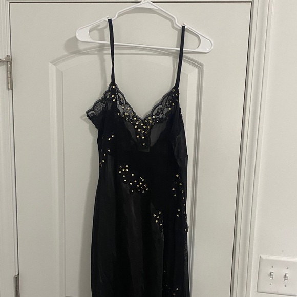 Ashro | Dresses | Black Dress With Gold Accents | Poshmark